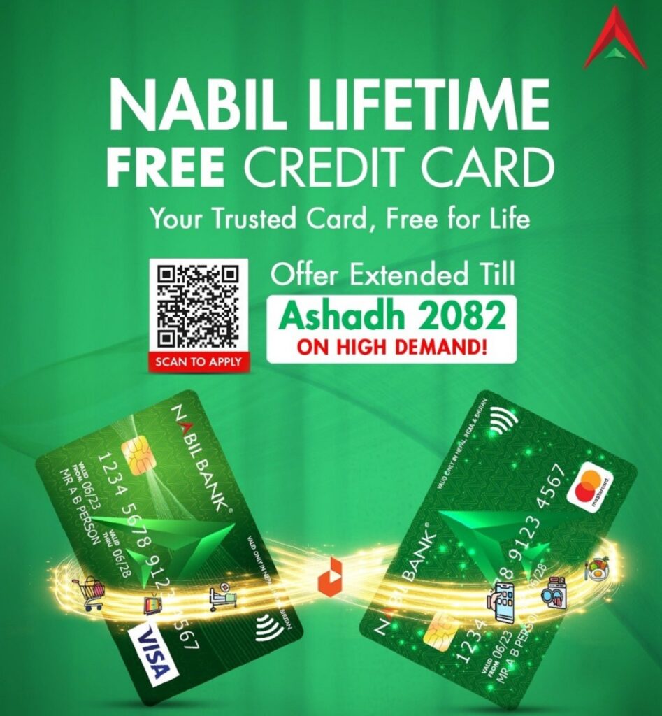 Nabil Bank extends ‘Nabil Lifetime Free Credit Card’ scheme till mid ...